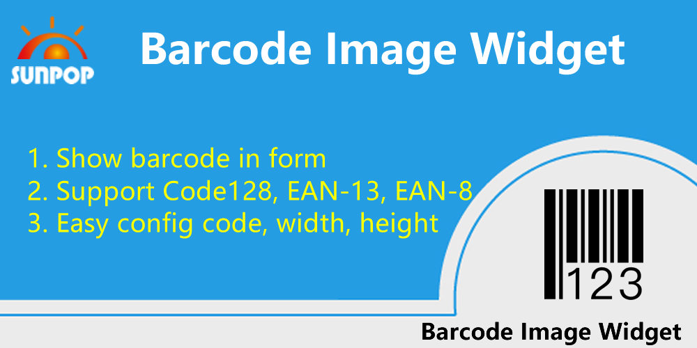 Barcode Image Widget | Odoo中文市场-应用商店-原广州尚鹏
